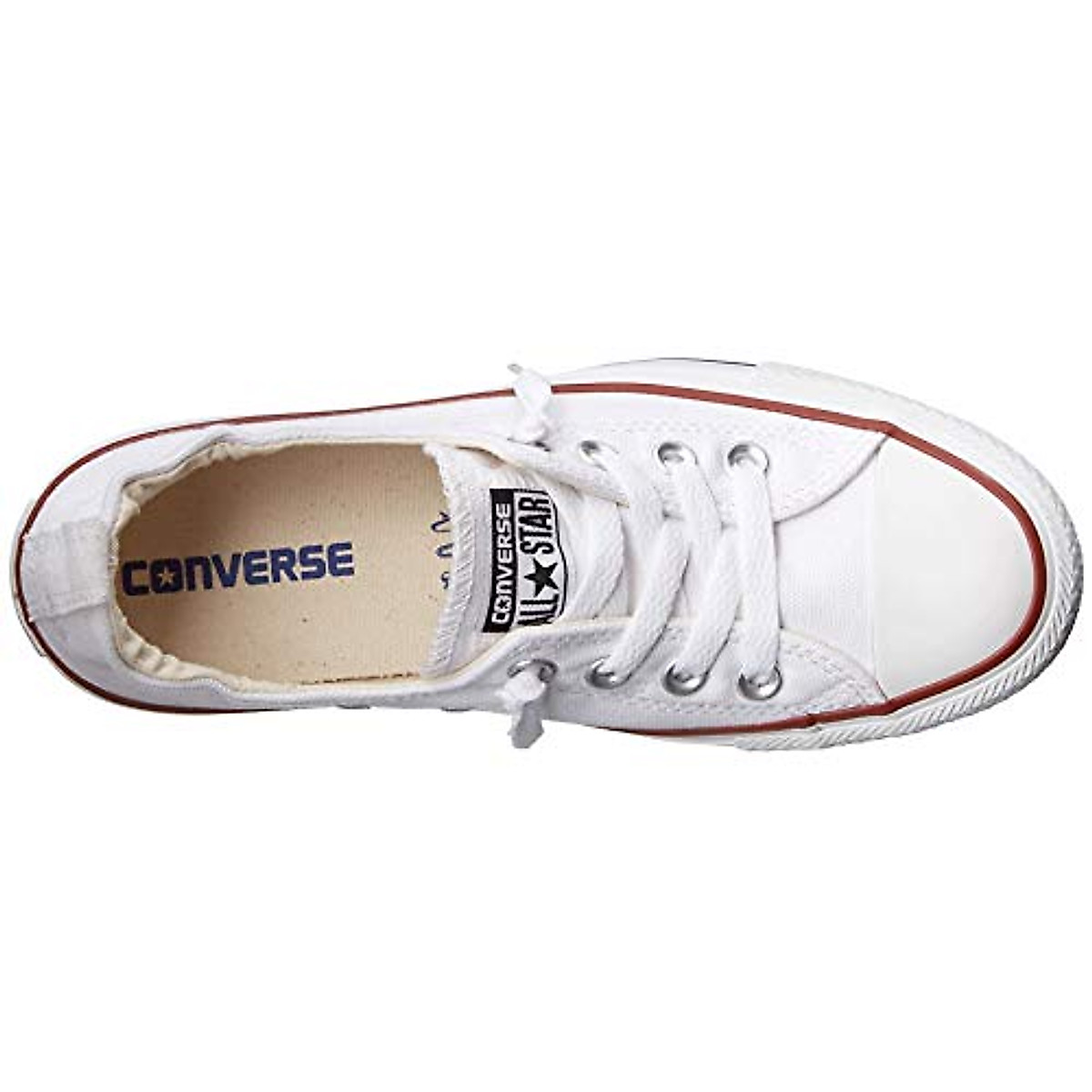 Converse Women's Shoreline Slip on Sneaker, Optical White, 8.5