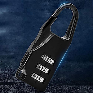 Portable Bike Motorcycle Helmet Anti-Theft 4 Digit Combination Password Padlock,Perfect Bike Accessories,Perfect Bike Accessories Black