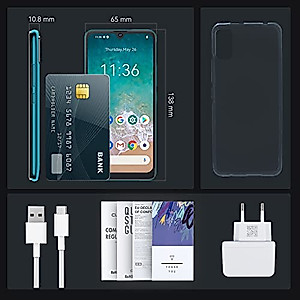 CUBOT Note 8 Smartphone Without Contract, 4G Android 11 Mobile Phone, 5.5 Inch HD Display, 13MP + 5MP Camera, 3100mAh Battery, 2GB/16GB, 128GB Expandable, Dual SIM