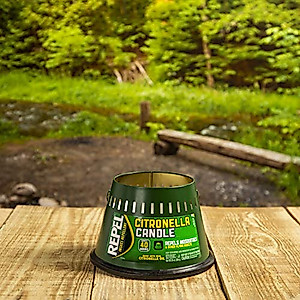 Repel Citronella Triple Wick Candle, 20-Ounce, Pack of 1, 1 pack, One Color