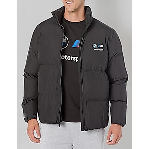 PUMA Men's BMW M Motorsport Padded Jacket, Black, Large