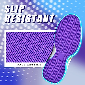 Promenie Men's High Top Basketball Shoes Fashionable Breathable Professional Outdoor Basketball Shoes White-Purple Size 8.5