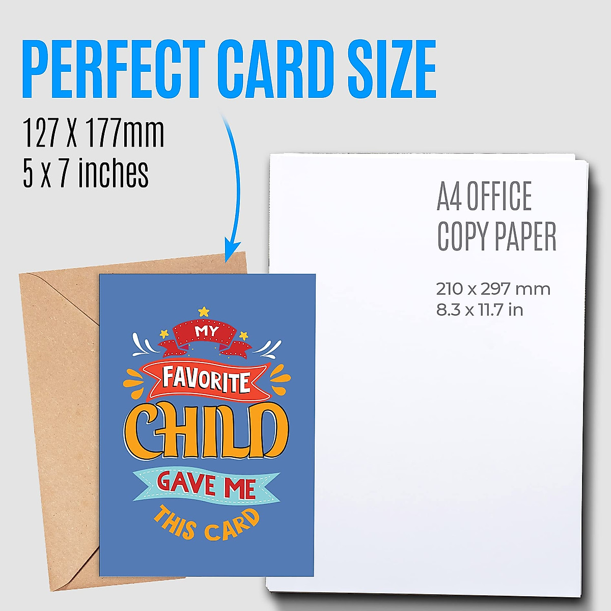 Mother's Day Card from Son, Daughter - Funny Birthday Card for Mom - Mom Birthday Card from Daughter - Dad Birthday Card - Happy Birthday Mom Card - Funny Birthday Card for Dad - Inappropriate Card