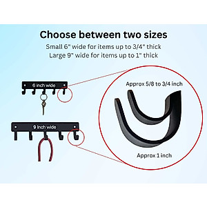 The Metal Peddler Farm Tractor #39 Key Rack Holder for Wall - 9 inch Wide - Made in USA; Farmhouse Decor, Barn Organizer