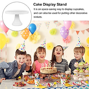 SOIMISS White Plastic Cake Stand for Wedding, Birthday, Party