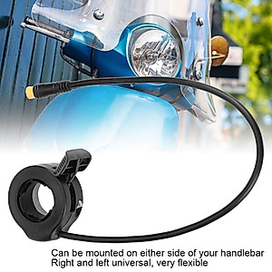 Electric Scooter Thumb Throttle, EBike Speed Control Finger Throttle Accelerator with Waterproof Connector for Electric Scooters EBike