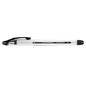 Q-Connect Delta Ball Point Pen KF00375 - Black, Pack of 12