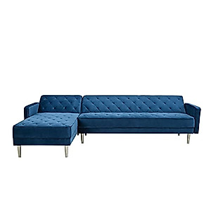 Gold Sparrow Berkeley Sectional, Sapphire