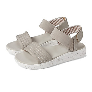 Skechers Women's 114404 Sandal, Taupe, 10