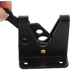 ULTECHNOVO 1 Set Plug Heavy Duty Hinge Outdoor Hooks Door Chain Lock Heavy Duty Gate Handles Locking Gate Latch Gate Latch Pull Latch Hook Gate Hinges for Wooden Fences Heavy Duty Steel Metal