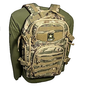 OFFICIAL US ARMY 8-Compartment Travel Backpack