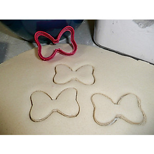 MINNIE MOUSE AND HER BOW CARTOON CHARACTER SET OF 2 SPECIAL OCCASION COOKIE CUTTERS 3D PRINTED MADE IN USA PR1539