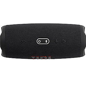 JBL Charge 5 - Portable Bluetooth Speaker with Megen Hardshell Travel Case with IP67 Waterproof and USB Charge Out (Black)