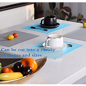 Shelf Liner, Drawer Liners for Kitchen,Non Adhesive Water Resistant, Strong Grip,Easy Clean and Trim, Smooth Surface Liners for Kitchen Cabinets, Shelves, Pantry (Grey, 11.8 inches x 59 inches)