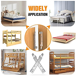 Pisman Bed Frame Bed Post Double Hook Slot Bracket