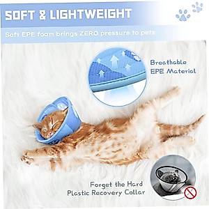 Cat Cone Collar Adjustable Cat Recovery Collar Size L Soft Elizabethan Collar for Dog, Collar Cone Pet Puppies for Dog Cat After Surgery, Injury