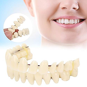 280pcs/10 Set Resin Denture False Teeth, Dental Teeth Teaching Model, Resin Denture for Patients with Oral Cavity Loss,Dental Supply Accessory