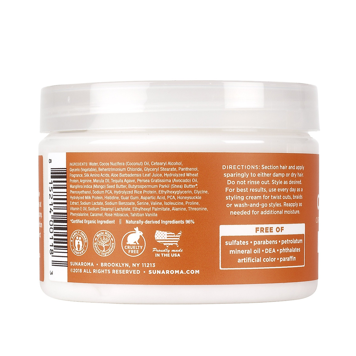 Sunaroma Coconut Oil Leave In Conditioner