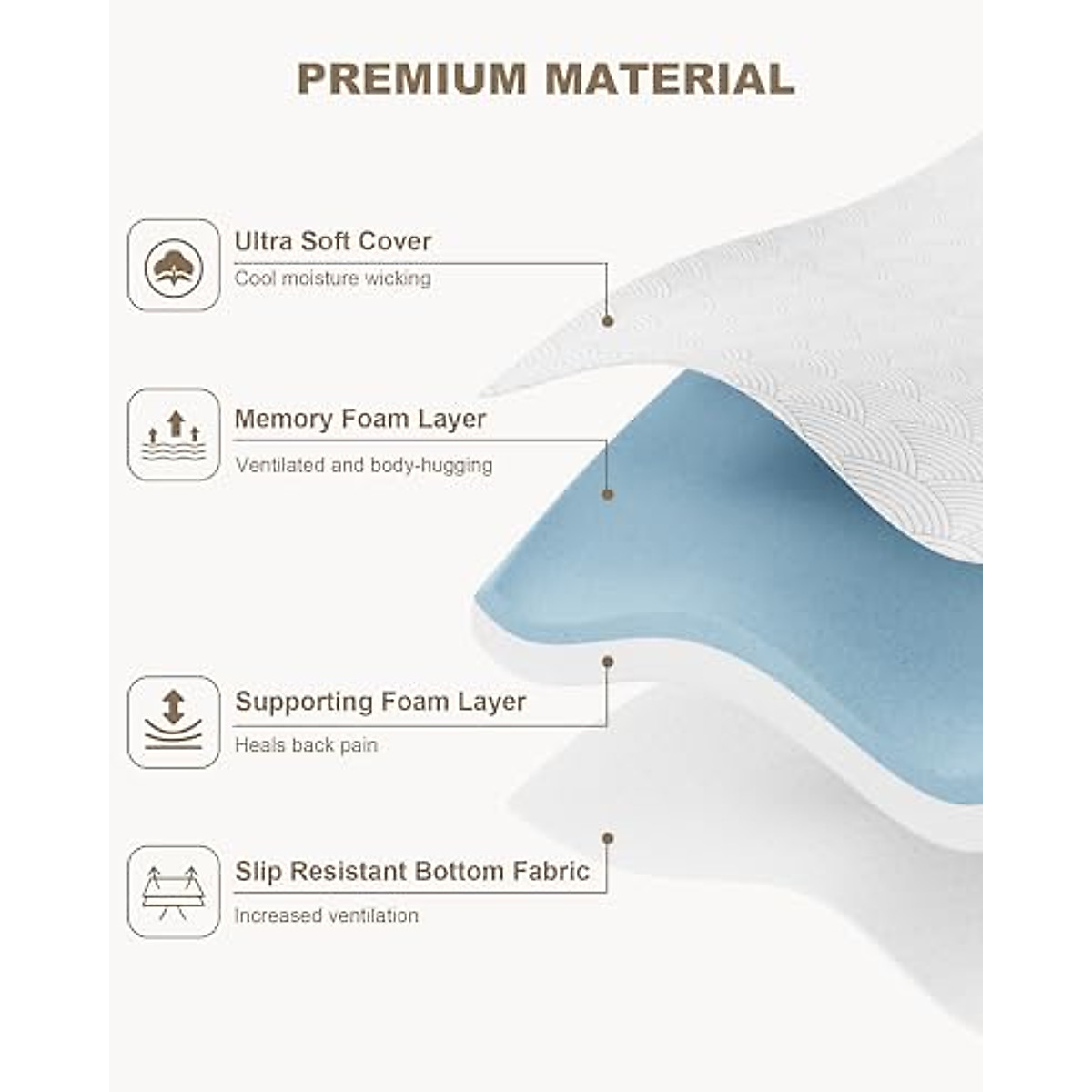 Zenzy 4" Full Extra Long Firm Memory Foam Mattress Topper, [Removable] [Washable] Cover and [Adjustable] Straps, CertiPUR-US Certified Firm Mattress Topper Full XL for Pain Relief- Dark Gray