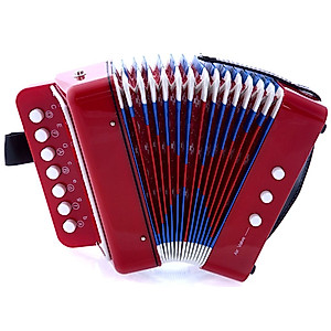 D'Luca G105-RD Child Button Accordion Red