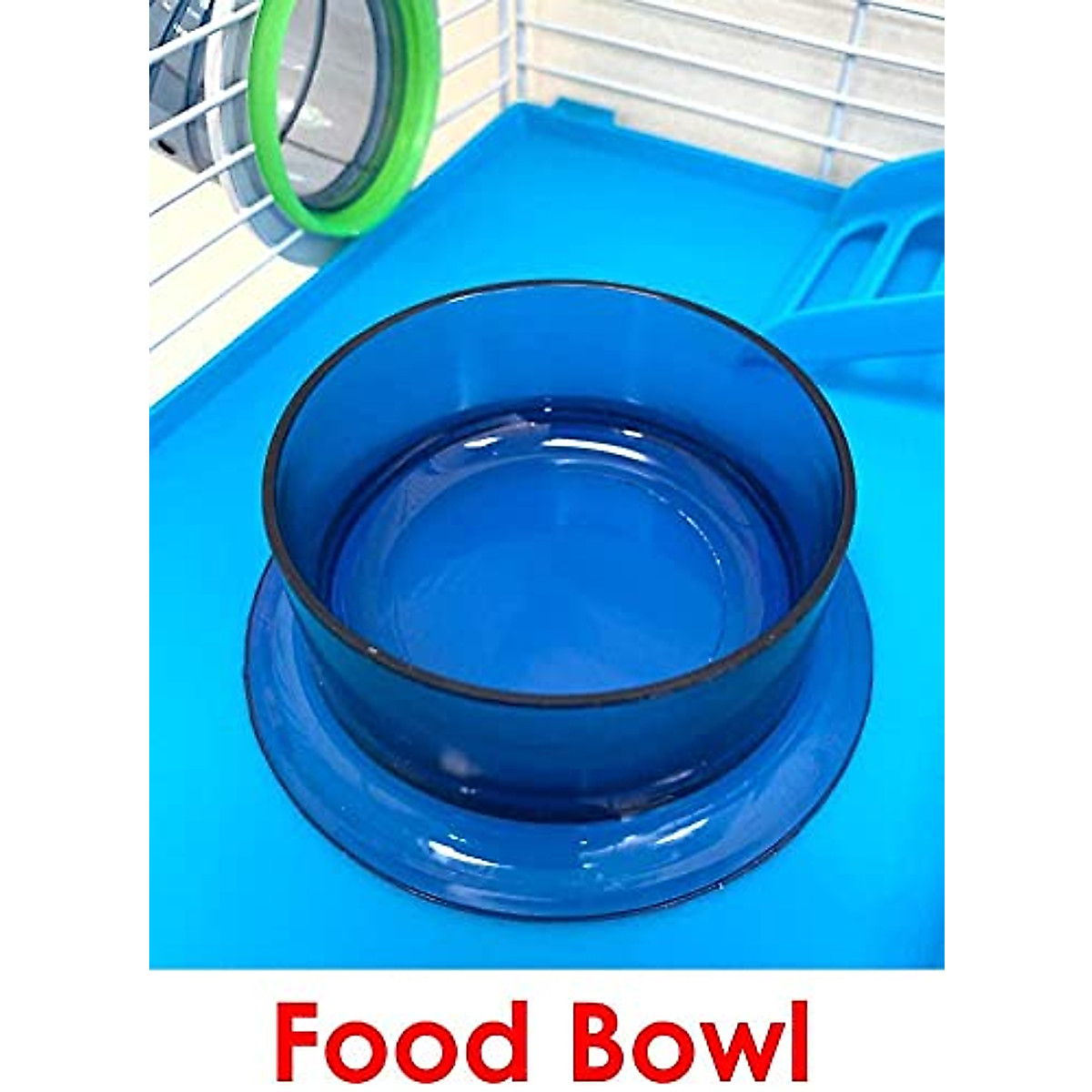 3-Floors Syrian Hamster Home House Rodent Gerbil Mouse Mice Rat Habitat Cage (19 x 12 x 15 H inches, Blue)