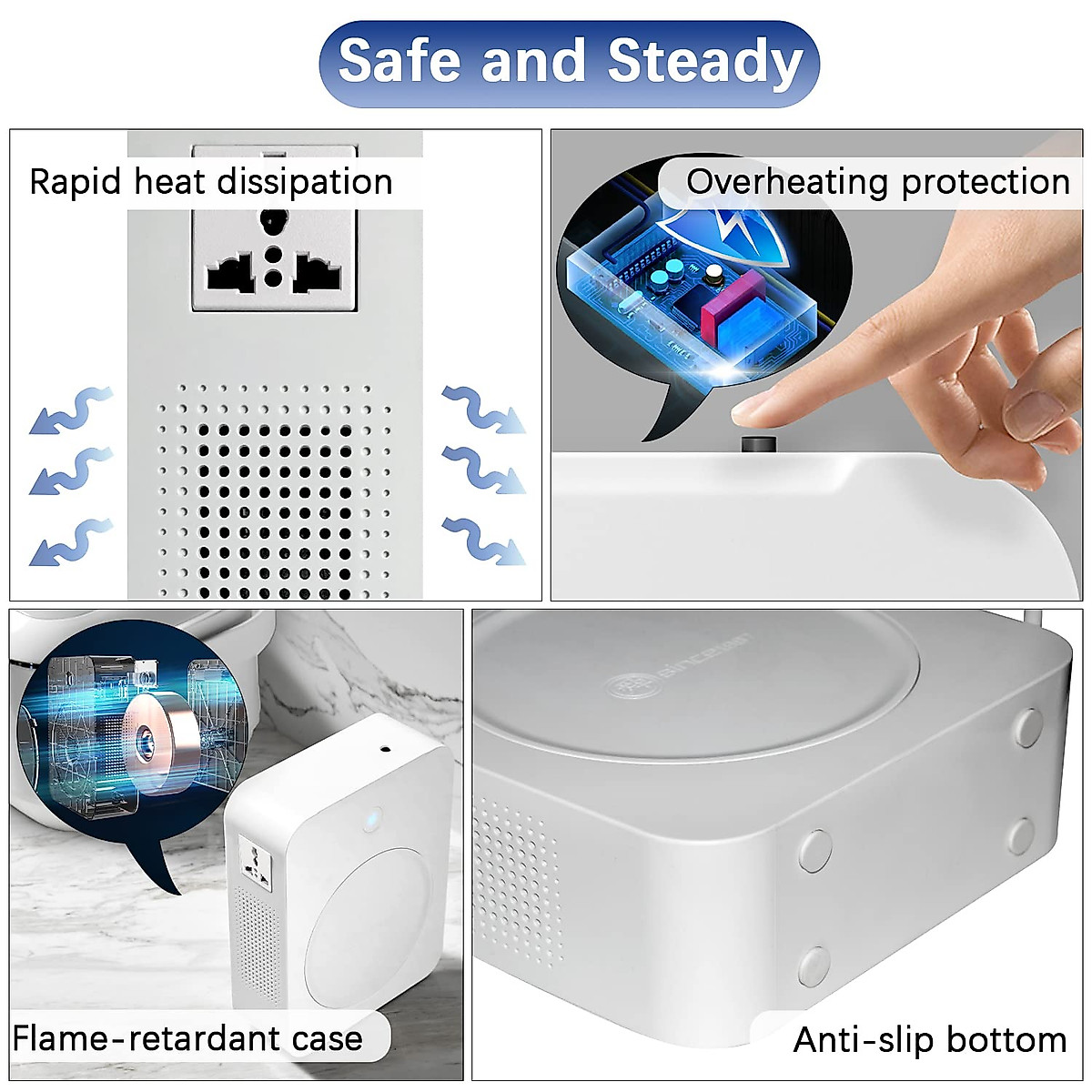 MYOYAY 2000W Step Up Voltage 110v to 220v Converter, Lightweight 110v to 220v Voltage Converter US to Europe Asia Power Transformer with Circuit Breaker Protection