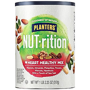PLANTERS NUT-rition Heart Healthy Nut Mix, Snack Mix, 18.25 Oz