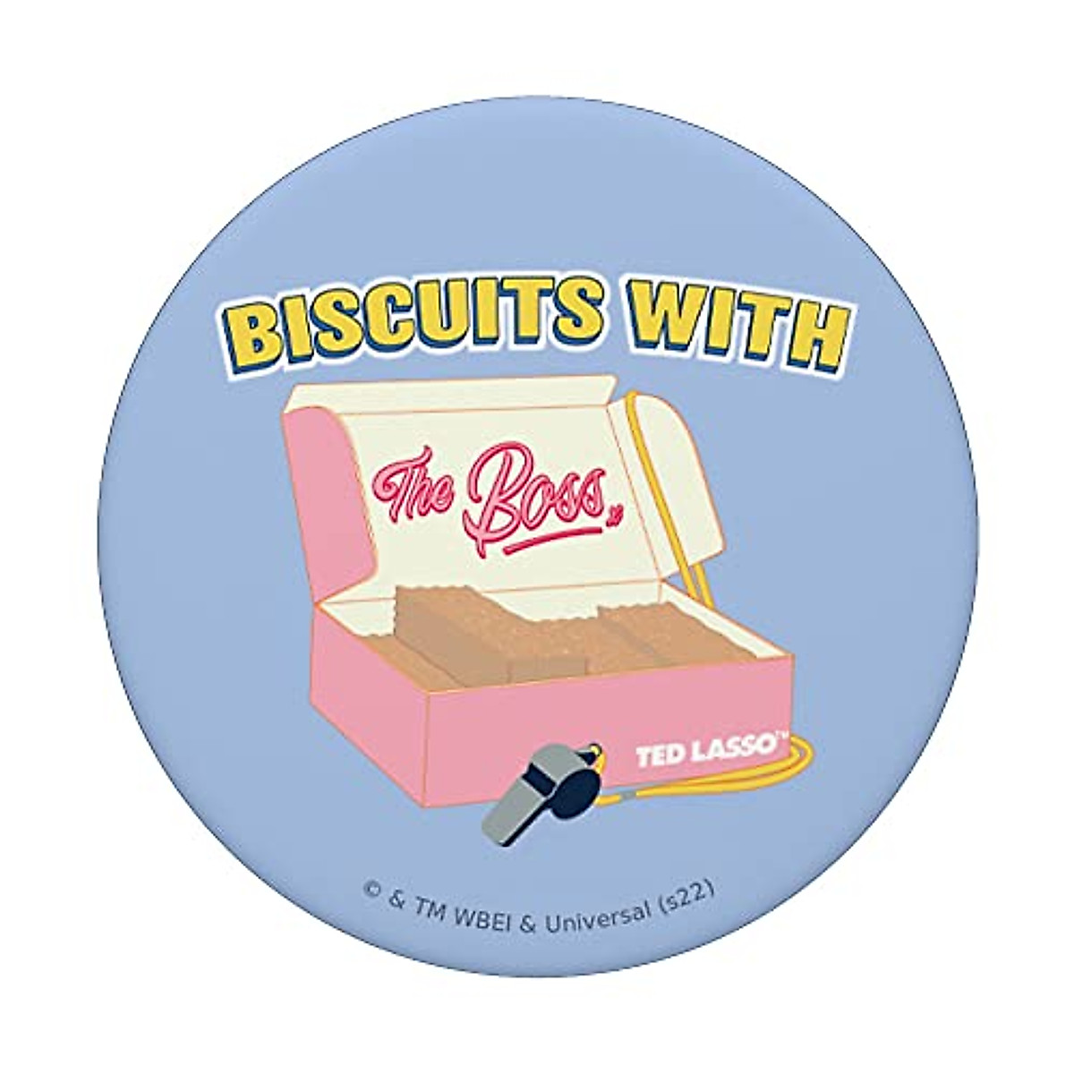 Ted Lasso Biscuits With The Boss PopSockets Swappable PopGrip