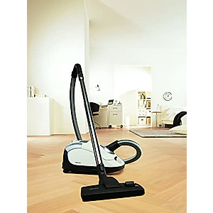 Miele Compact C1 Pure Suction Powerline Canister Vacuum, Lotus White