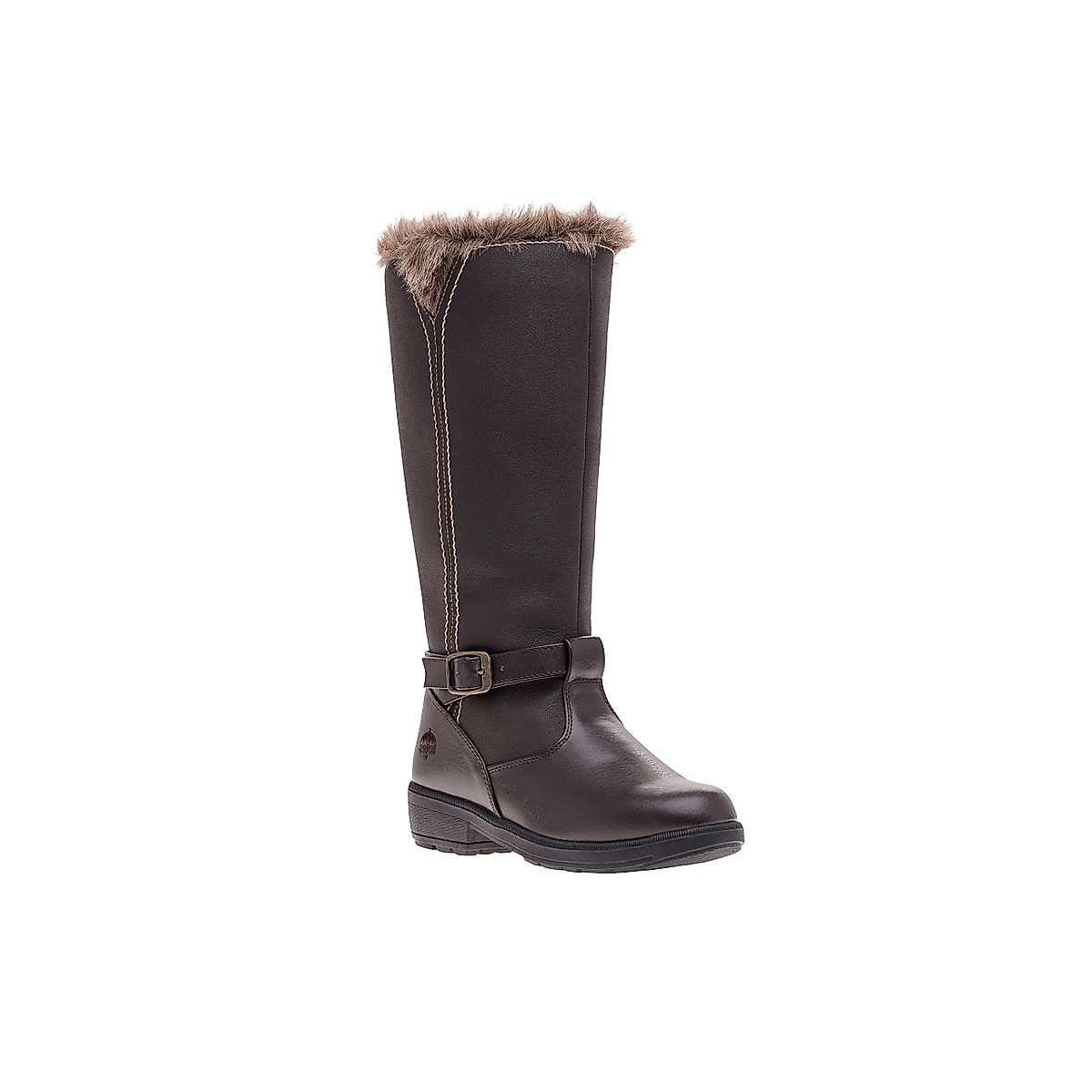 totes womens Boot, Esther Knee High Snow Boot Available in Medium and Wide Width Calf, Brown, 9 US