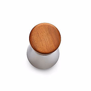 nambe Vie Cocktail Shaker 32-Oz | Drink Shaker with Strainer Top and Lid | Made of Stainless Steel and Acacia Wood | Margarita Mixer | Bar Tools & Bartender Gifts | Dishwasher Safe