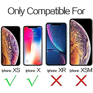 LeYi for iPhone X Case, iPhone Xs Case, iPhone 10 Case with 2 Pack Tempered Glass Screen Protector, Silicone Full Body Cute Slim Women Phone Case Cover for iPhone 10/X/Xs, Violet