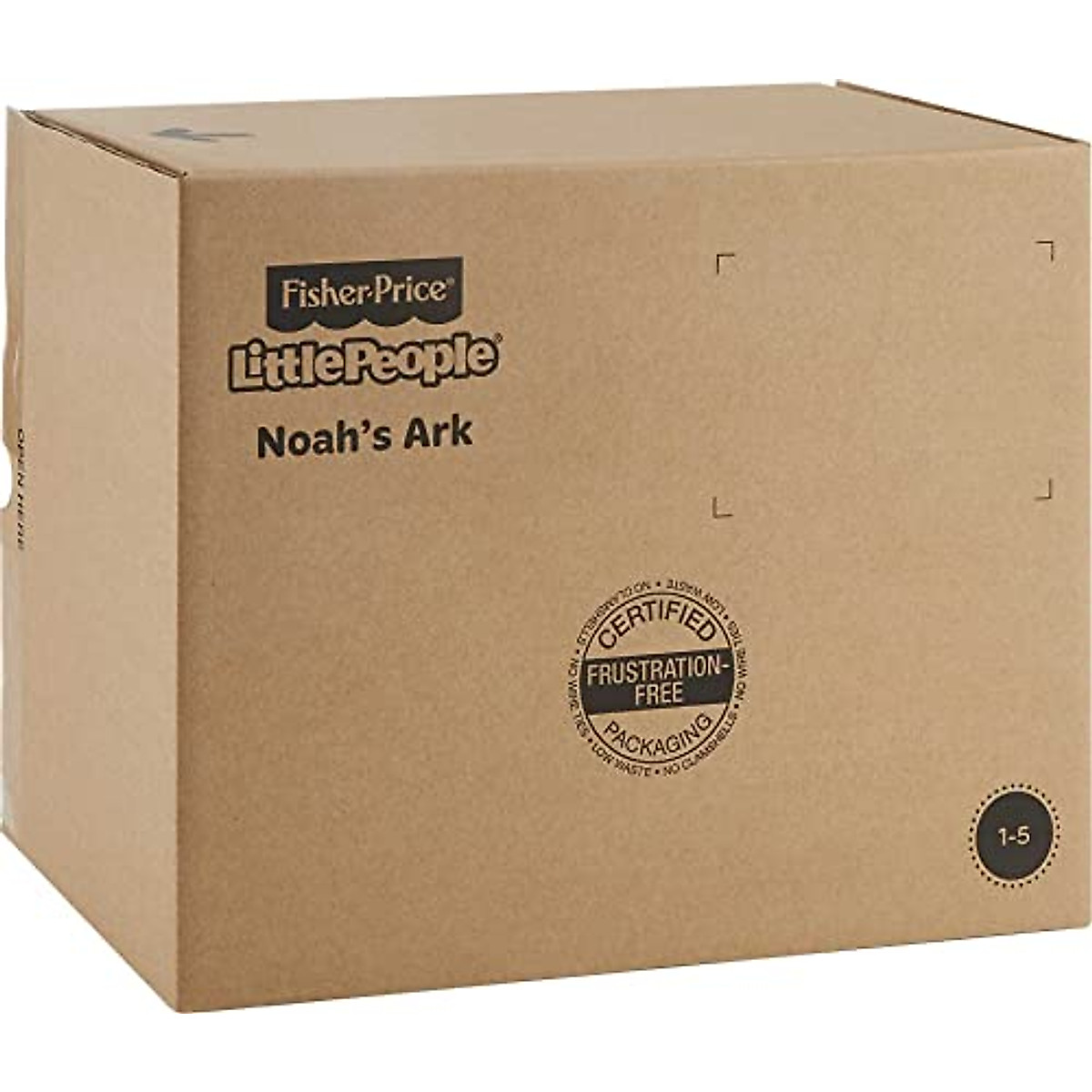 Fisher-Price Little People Noah's Ark playset with 9 figures for toddler and preschool pretend play ages 1 to 5 years