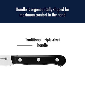 HENCKELS Solution Razor-Sharp 4-inch Paring Knife, German Engineered Informed by 100+ Years of Mastery