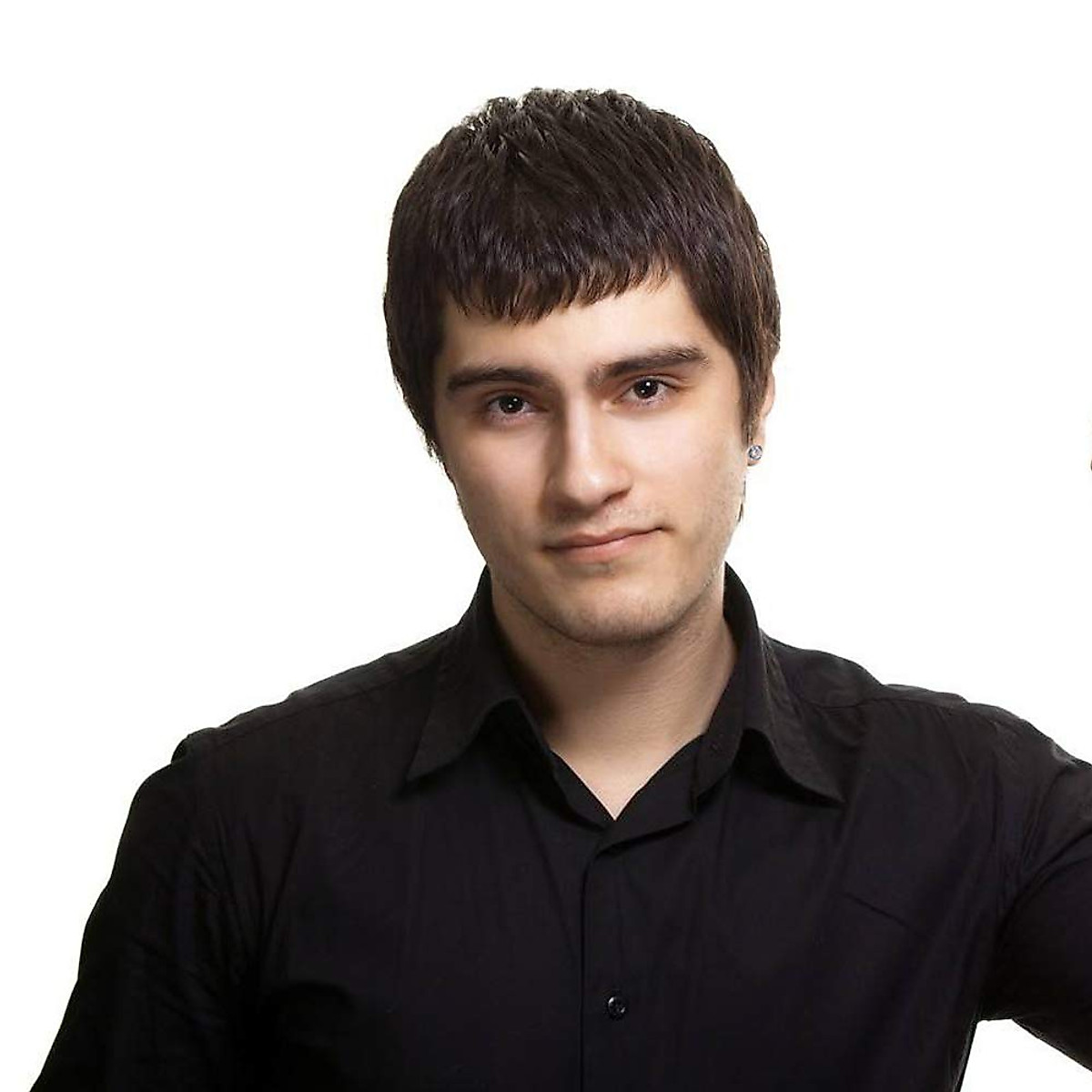 3Pairs Lightweight Ear Gauges Plugs Tunnels 2G/6mm 316L Stainless Steel Prong Setting Clear/Black CZ Ear Stretcher Expander Plugs with Rubber O-Rings (A01:3Pairs(2G=6mm))