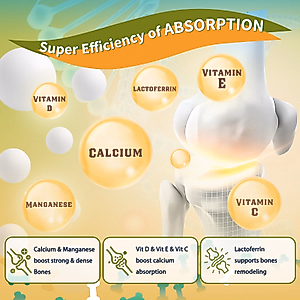 Glucosamine for Dogs, Hip and Joint Supplement for Dogs with Chicken Flavor, Anti Inflammatory, Dog's Chondroitin, Digestive Enzymes, Omega-3, Vitamin D, MSM, Calcium, Turmeric, 120 Freeze-Dried Chews