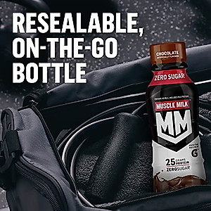 Muscle Milk Genuine Shake, Strawberry, 11.16 Fl Oz Bottles (Pack of 12)