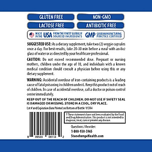 Stonehenge Health Dynamic Brain Supplement – Memory, Focus, & Clarity– Formulated with 40 Unique Nootropic Ingredients: Choline, Phosphatidylserine, Bacopa Monnieri, and Huperzine A
