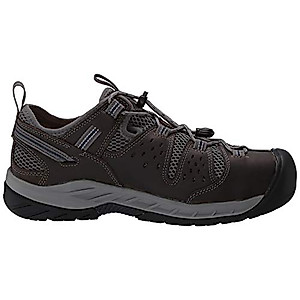 KEEN Utility Atlanta Cool II, Men's, Gargoyle/Midnight Navy, Steel Toe, SD, Low Hiker (10.5 EE)