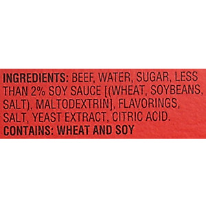 Jack Link's Beef Jerky, Teriyaki, 1.25 oz. Bags, 10 Count - Flavorful Meat Snack for Lunches & More, 14g Protein, 100 Calories, Made with 100% Beef - 96% Fat Free, No Added MSG** or Nitrates/Nitrites