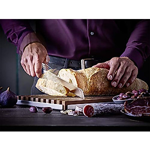 Wüsthof Classic IKON 8" Bread Knife, Black