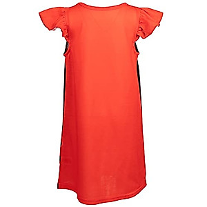 Miraculous Ladybug Big Girls Nightgown Pajamas Black/Red 10-12