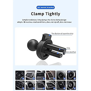 MANKIW Wireless Car Charger 15W/10W/7.5W Fast Charging Auto Clamping Car Wireless Charger Air Vent Car Phone Holder Mount Compatible with iPhone 12/12 Pro Max/12 Mini/11,Galaxy S21/S20(Grey)