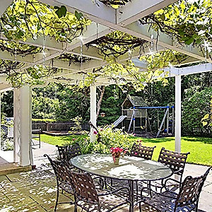 15 Pieces Away Rods Away Device Wind Twisting Rods Spiral Rods Attractive Hanging Rods for Garden Porch, 12 Inch