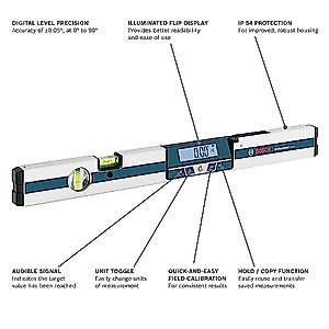BOSCH Digital Level, 24 Inch. GIM 60