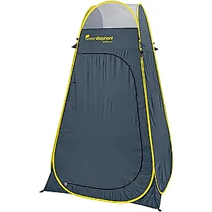 Green Elephant Camping Shower Tent - Pop Up Changing Tent, Privacy Tent, Pop Up Shower Tent, Camping Bathroom Tent, Outdoor Shower Enclosure, Portable Shower Tent for Camping
