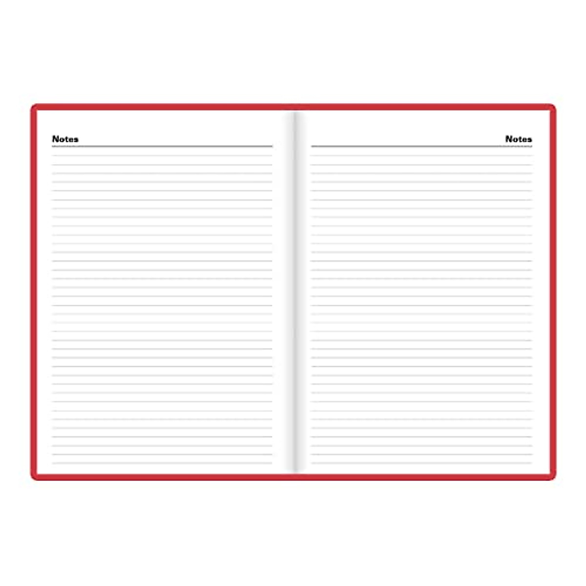 Letts of London Milano Weekly Planner, 12 Months, January to December, 2024, Appointments, A5 Size, 8.25" x 5.875", Red (CTO3XURD-24)