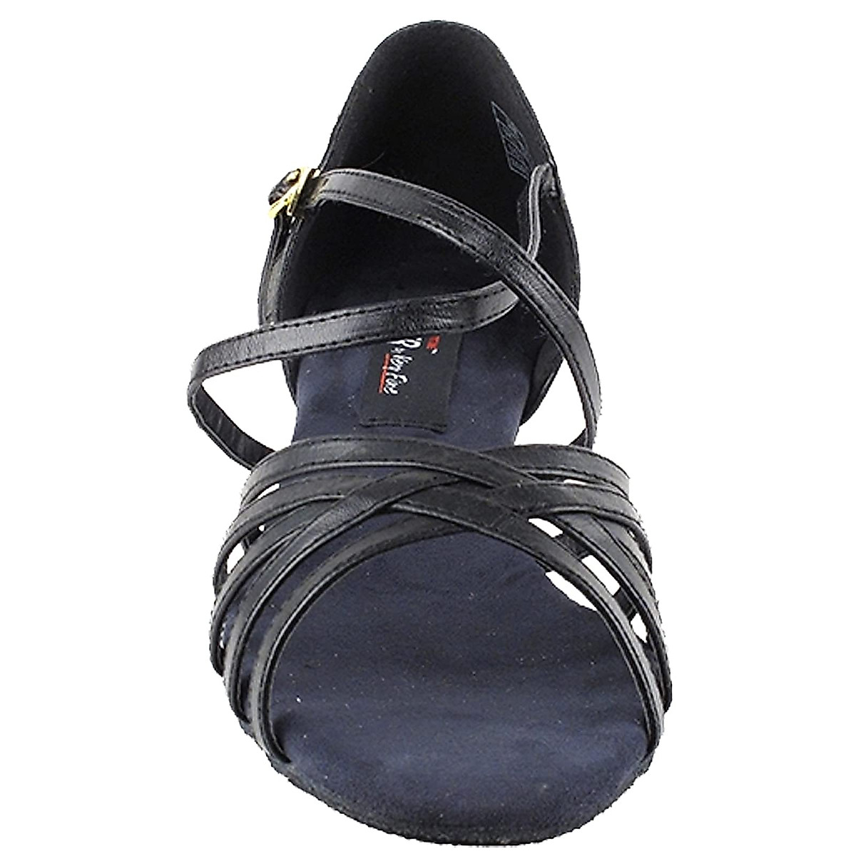 Women's Ballroom Dance Shoes Double Sole Coaching Black Shoes CD1124DBEB - Very Fine 1.5" Heel 9 M US [Bundle of 5]