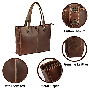 vintage crafts Buffalo Leather Handbags for Women Tote Bags Shoulder Bag Top Handle Satchel Bags Purse