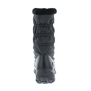 totes Womens Madina Snow Boots, Black, 10 Wide